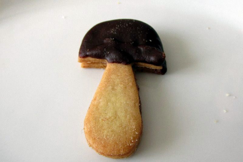 Linecké cukroví s krémem a čokoládovou polevou - www.krasnevanoce.cz